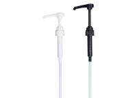 China 5ml 8ml 10ml Dosage 28-410 Closure Syrup Pump Dispenser Food Grade PP With Drip Proof Design for sale