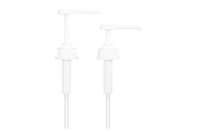 China 54-410 Closure Food Grade PP Plastic Sauce Pump 10ml 15ml 20ml 30ml Dosage UKS30 for sale