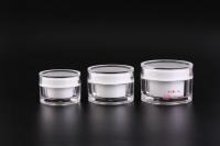 China Thick Wall Dual Structure Cosmetic Cream Jars Upgrade Elegance for sale