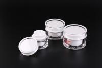 China Thick Wall Dual Structure Cosmetic Cream Jars Upgrade Elegance for sale