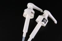 China White Universal Closure PlasticFood Grade Certified By German TUV Laboratory Syrup Pump Dispenser 5ml 8ml 10ml UKS10 for sale