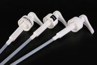 China White Universal Closure PlasticFood Grade Certified By German TUV Laboratory Syrup Pump Dispenser 5ml 8ml 10ml UKS10 for sale