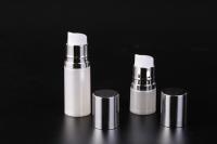 China Smooth PP 15ml Airless Pump Bottles With Buckle Type , Airless Dispenser Bottles for sale