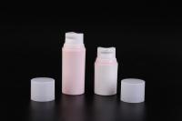 China PP Airless Cosmetic Bottles Snap Fastener Design For Luxury Skin Care Product for sale