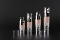 China Screen Printing Silver Empty Foundation Pump Bottle For Face Cream 40ml UKA25 for sale