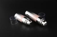 China Screen Printing Silver Empty Foundation Pump Bottle For Face Cream 40ml UKA25 for sale