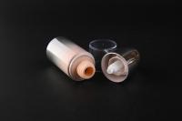 China Screen Printing Silver Empty Foundation Pump Bottle For Face Cream 40ml UKA25 for sale