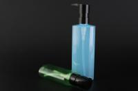 China Flat PET Makeup Remover Pump Bottle Adjust The Orientation150ml for sale
