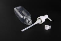 China DHC Same Type Makeup Remover Bottle 120ML For Oil , PET Pump Bottle With Dispenser UKOB09 for sale