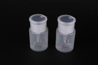 China Cleansing Nail Polish Remover Pump Bottle HDPE 90ml Nail Varnish Remover Dispenser for sale