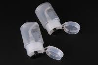 China Cleansing Nail Polish Remover Pump Bottle HDPE 90ml Nail Varnish Remover Dispenser for sale
