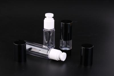 China UKMS01 15ml-30ml-50ml Clear Plastic Airless Pump Bottles Containers Empty Cosmetic Containers for sale