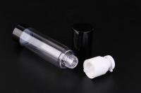 China UKMS01 15ml-30ml-50ml Clear Plastic Airless Pump Bottles Containers Empty Cosmetic Containers for sale