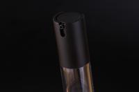 China UKMS08 15-20-30-35ml  Small empty High quality new design Airless AS Cosmetic bottle black airless pump bottle for sale