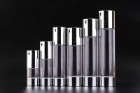 China UKMS09 15ml-30ml-50ml-80ml-100ml-120ml New style AS Cosmetic plastic airless lotion bottle,body lotion bottle for sale