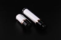 China UKMS14 15ml-30ml-50ml Round Rotating lift type airless bottle acrylic airess bottle for Men cosmetics for sale