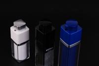 China UKMS15 15ml-30ml-50ml Square  Rotating lift type airless bottle acrylic airess bottle for Men cosmetics for sale