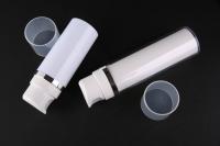 China UKMS23 50ml-80ml-120ml Attractive Appearance Double Layer 100ml PMMA Cosmetic Airless Bottle for sale