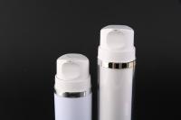 China UKMS23 50ml-80ml-120ml Attractive Appearance Double Layer 100ml PMMA Cosmetic Airless Bottle for sale
