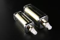 China UKMS24 15ml-30ml-50ml-100ml Big Capacity OEM Luxury Cosmetics Packaging  Airless Pump Square Bottle for sale