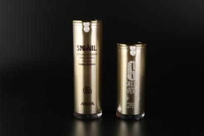 China UKMS28 30ml-50ml Double Layer Airless Bottle For Snail Cream PMMA Cosmetic Bottle for sale
