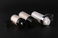 China UKMS36 30ml-50ml Double Layer PMMA Cosmetic Airless Bottle For Essence Eye Cream Airless Bottle For Men Cosmetic for sale