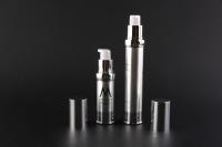 China UKMS41 15ml-20ml-30ml Silver Treatment Of  Bottle AS Cosmetic Airless Pump Bottle for sale
