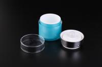 China UKPACK Double Wall Airless Cosmetic Cream Jars Luxury For Make Up for sale