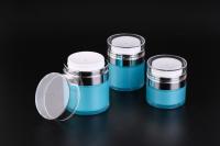 China UKPACK Double Wall Airless Cosmetic Cream Jars Luxury For Make Up for sale