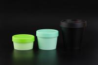 China Skin Care Cosmetic Bottles And Jars PP For Mask , Small Plastic Jars With Lids for sale