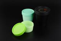 China Skin Care Cosmetic Bottles And Jars PP For Mask , Small Plastic Jars With Lids for sale