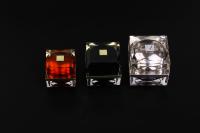 China Acrylic 15ml 30ml 50ml Cosmetic Cream Jars Double Wall Square for sale