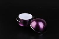 China Acrylic Circular Cosmetic Cream Jars PMMA+PP cap 15ml 30ml 50ml for sale