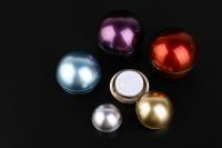 China Acrylic Circular Cosmetic Cream Jars PMMA+PP cap 15ml 30ml 50ml for sale