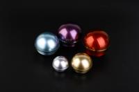 China Acrylic Circular Cosmetic Cream Jars PMMA+PP cap 15ml 30ml 50ml for sale