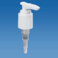China White Plastic Shampoo Bottle Lotion Pump Replacement With RIbbed Neck UKCM-02A-B1 for sale