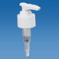 China White Plastic Shampoo Bottle Lotion Pump Replacement With RIbbed Neck UKCM-02A-B1 for sale