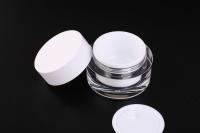 China UKC39 50g V7 Cream Double-Wall Design Luxury Packaging Small Ceramic Cream Jar for sale