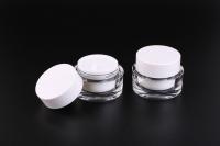 China UKC39 50g V7 Cream Double-Wall Design Luxury Packaging Small Ceramic Cream Jar for sale