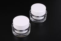 China UKC39 50g V7 Cream Double-Wall Design Luxury Packaging Small Ceramic Cream Jar for sale