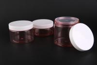China UKC49 Large Capacity 200ml 300ml 500ml PET Empty Cosmetic Jar Plastic Cosmetic Packaging for sale