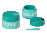 China PP Capacity 50g 100g Cosmetic Cream Jars With Small Scoop for sale