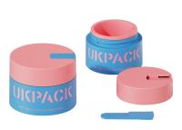 China PP Capacity 50g 100g Cosmetic Cream Jars With Small Scoop for sale