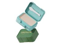 China 100g Deodorant Square Cream Jar With Spoon Flip Top for sale