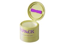 China Fefillable Flip Top Cream Jar With Spoon 100g 150g 200g for sale