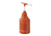 China Food Grade Sauce Dispenser  Pump 15ml 30ml UKM30 43-410 Anti-Theft Cover for sale