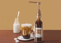 China Round Push-Head Dispenser Pump For Food Syrup for sale