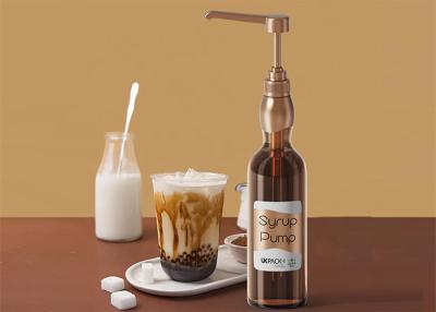 China Round Push-Head Dispenser Pump For Food Syrup for sale