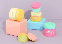 China 50g 100g 200g PP Cream Jar with Spoon - Wide Mouth Container for Cosmetics, DIY Skincare Packaging for sale