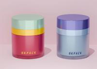 China Leakproof Acrylic Refillable Airless Pump Cream Jar Round 15g 30g 50g for sale